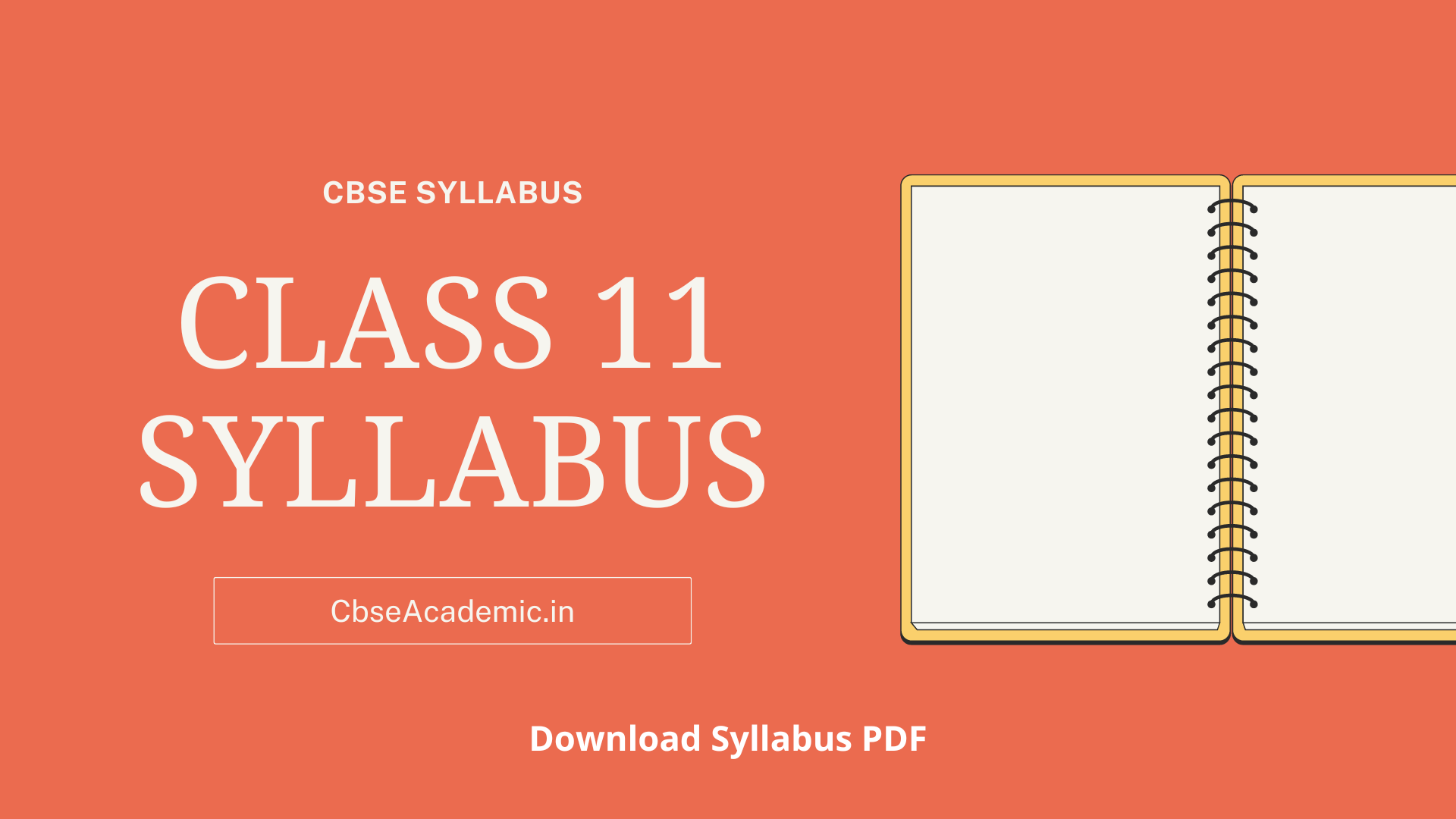 CBSE Class 11 Syllabus 2022 23 PDF All Subjects 
