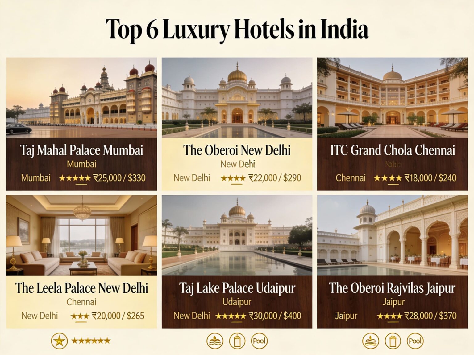 Top-Rated Luxury Hotels in India: Best Accommodations for US Travelers 2026